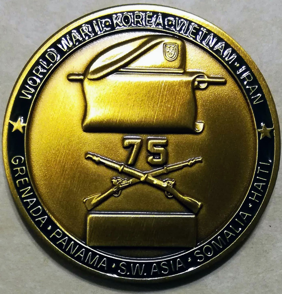 75th Ranger Regiment Haiti Army Challenge Coin – Rolyat Military Collectibles