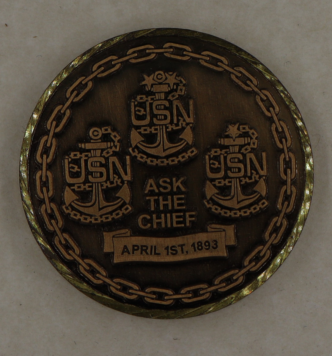 HSL-60 Jaguars Chief's Mess Navy Challenge Coin – Rolyat Military ...