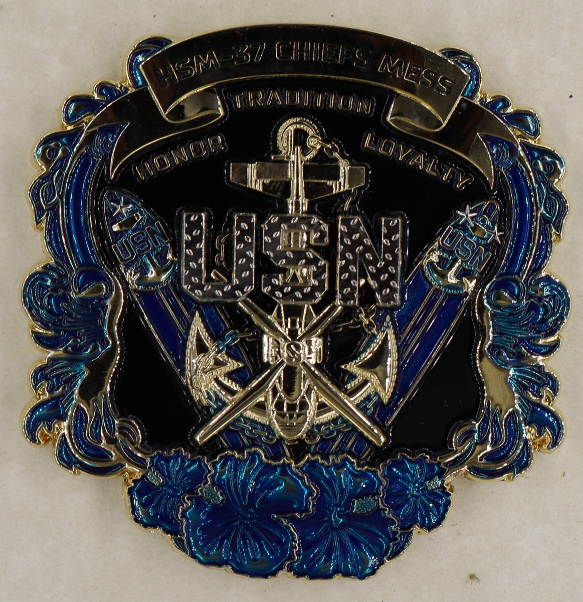 HSM-37 Easyriders Chief's Mess Navy Challenge Coin – Rolyat Military ...
