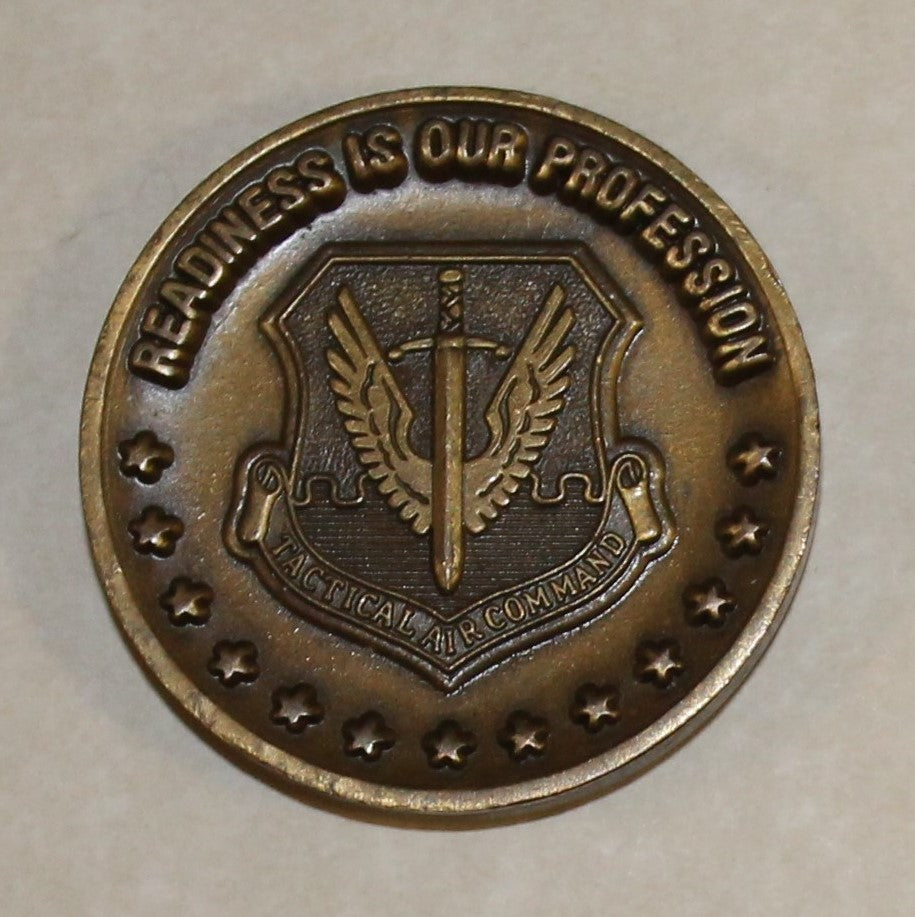 Commander Tactical Air Command TAC Serial #044 Air Force Challenge Coi ...