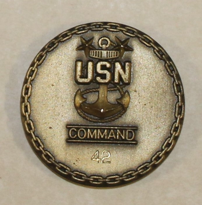 SEAL Team 5 / Five Command Master Chief / CMDCD Serial #42 Vintage Nav ...