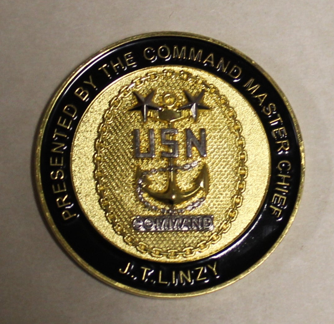 Command Master Chief CMC J T Linzy Naval Special Warfare Command SEAL ...