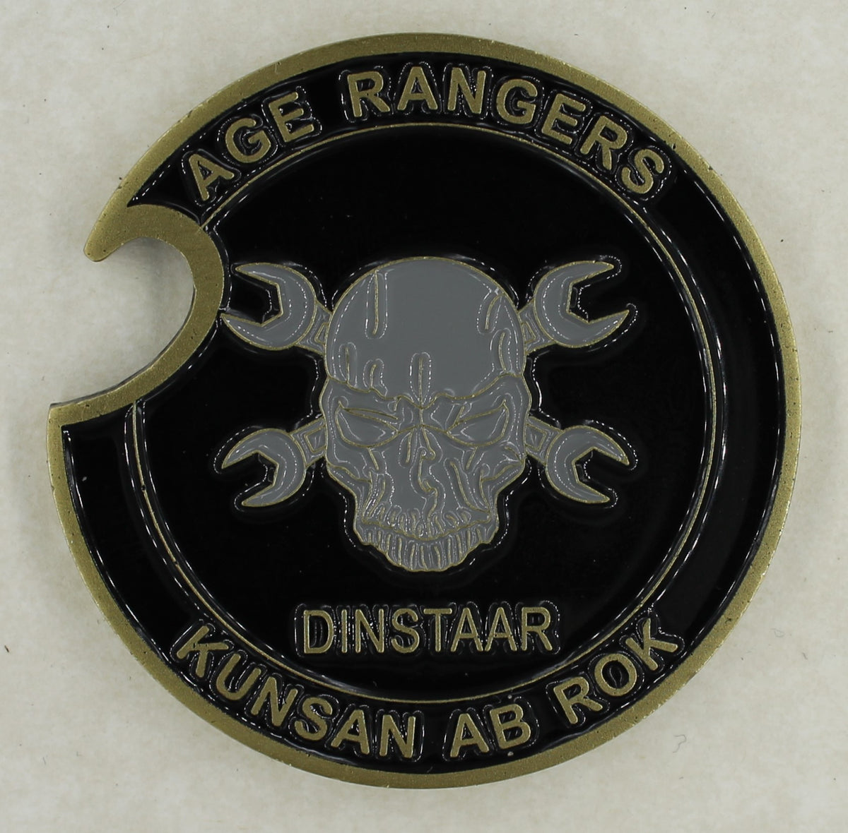 Age Rangers DINSTAAR Kunsan AB ROK Air Force Challenge Coin – Rolyat ...