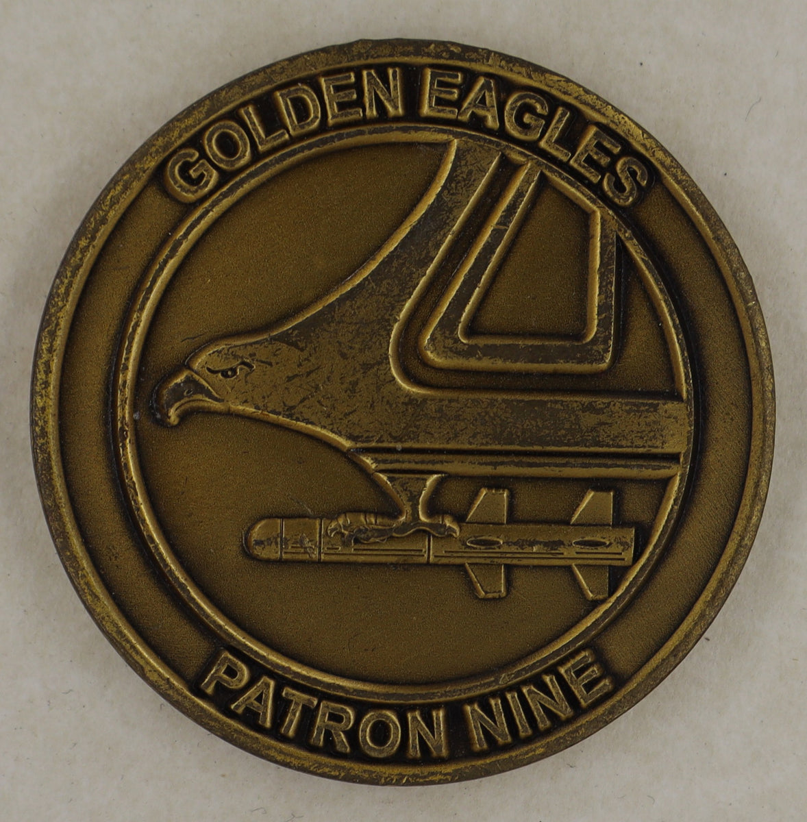 PATRON NINE Golden Eagles Navy Challenge Coin – Rolyat Military ...