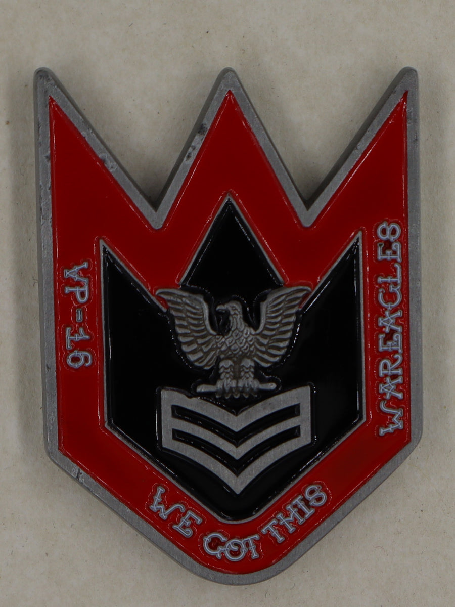 FCPOA First Class Petty Officer Association VP-16 Wareagles Navy Chall ...