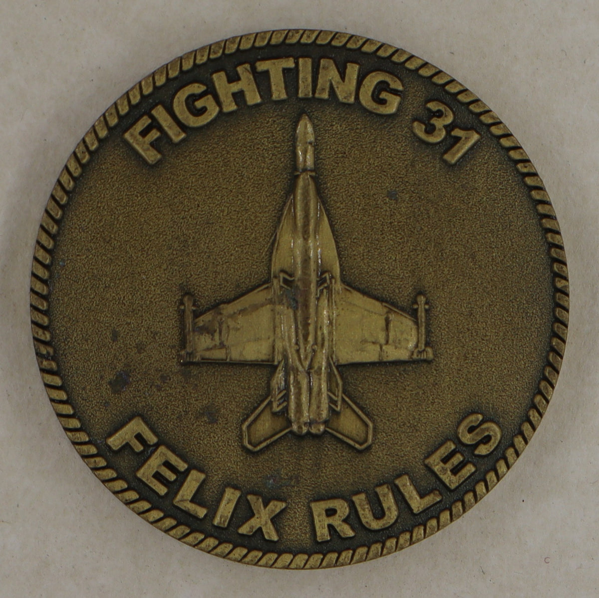 VFA-31 Fighting 31 Felix Rules Navy Challenge Coin – Rolyat Military ...