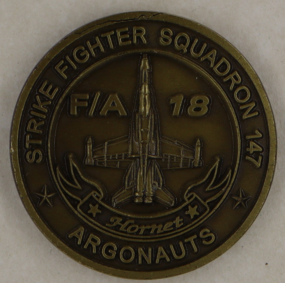 Strike Fighter Squadron 147 (VFA-147) Argonauts Navy Challenge Coin ...