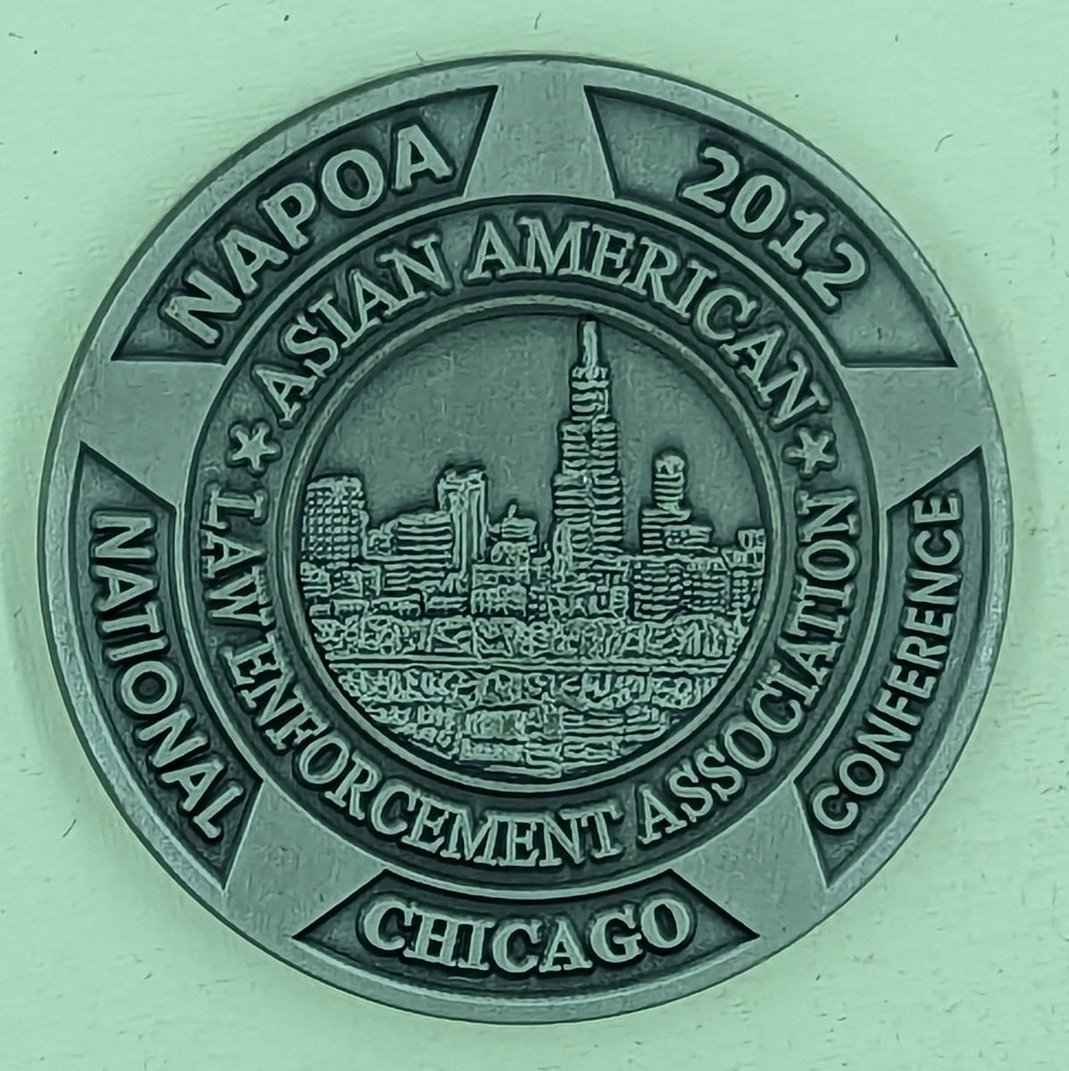 National Asian Peace Officers Association 2012 Police Challenge Coin ...