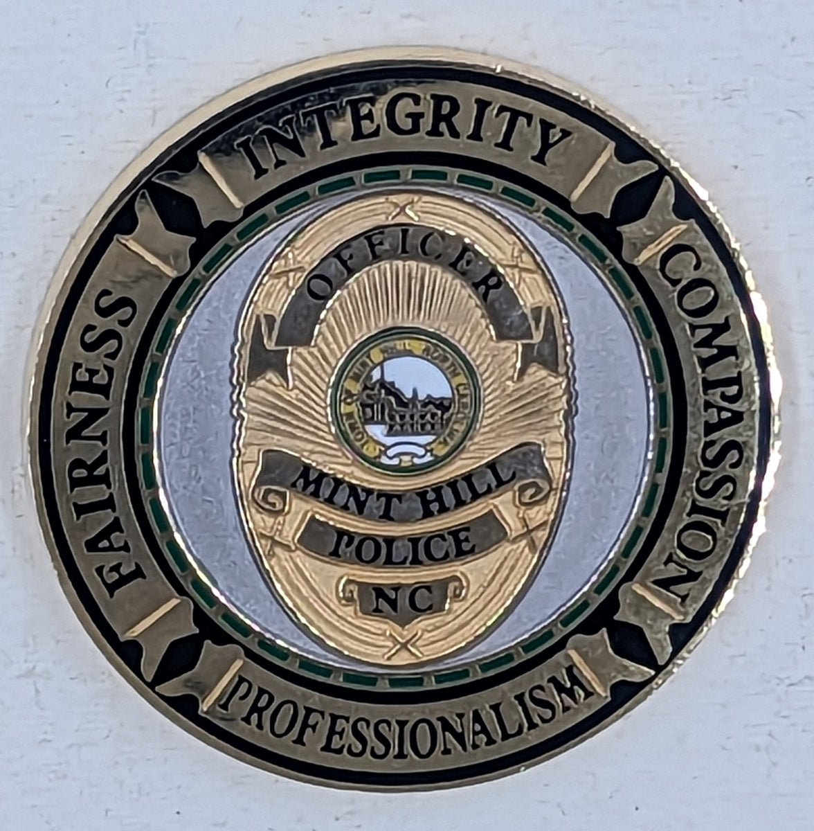 Mint Hill NC Chief Tim W. Ledford Police Challenge Coin – Rolyat ...