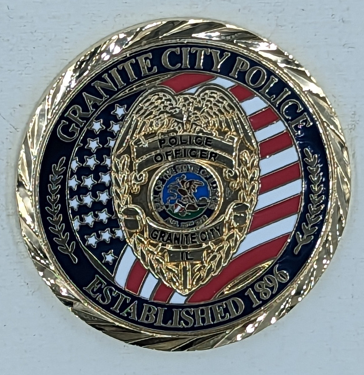 Granite City Illinois Police Challenge Coin – Rolyat Military Collectibles