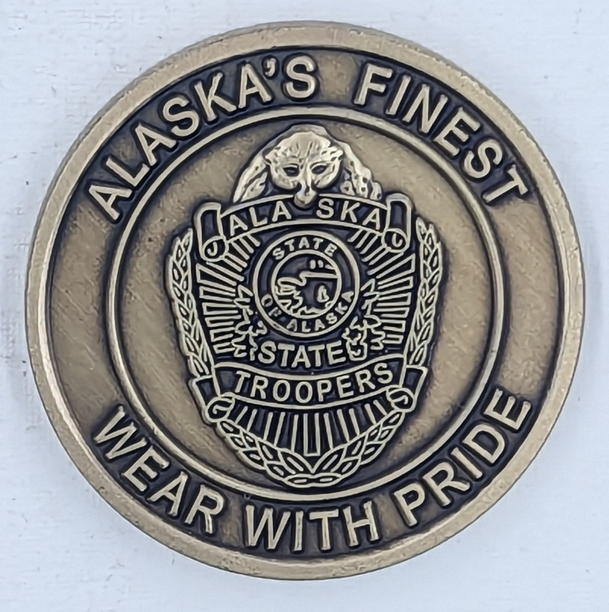 Alaska State Troopers Police Challenge Coin – Rolyat Military Collectibles