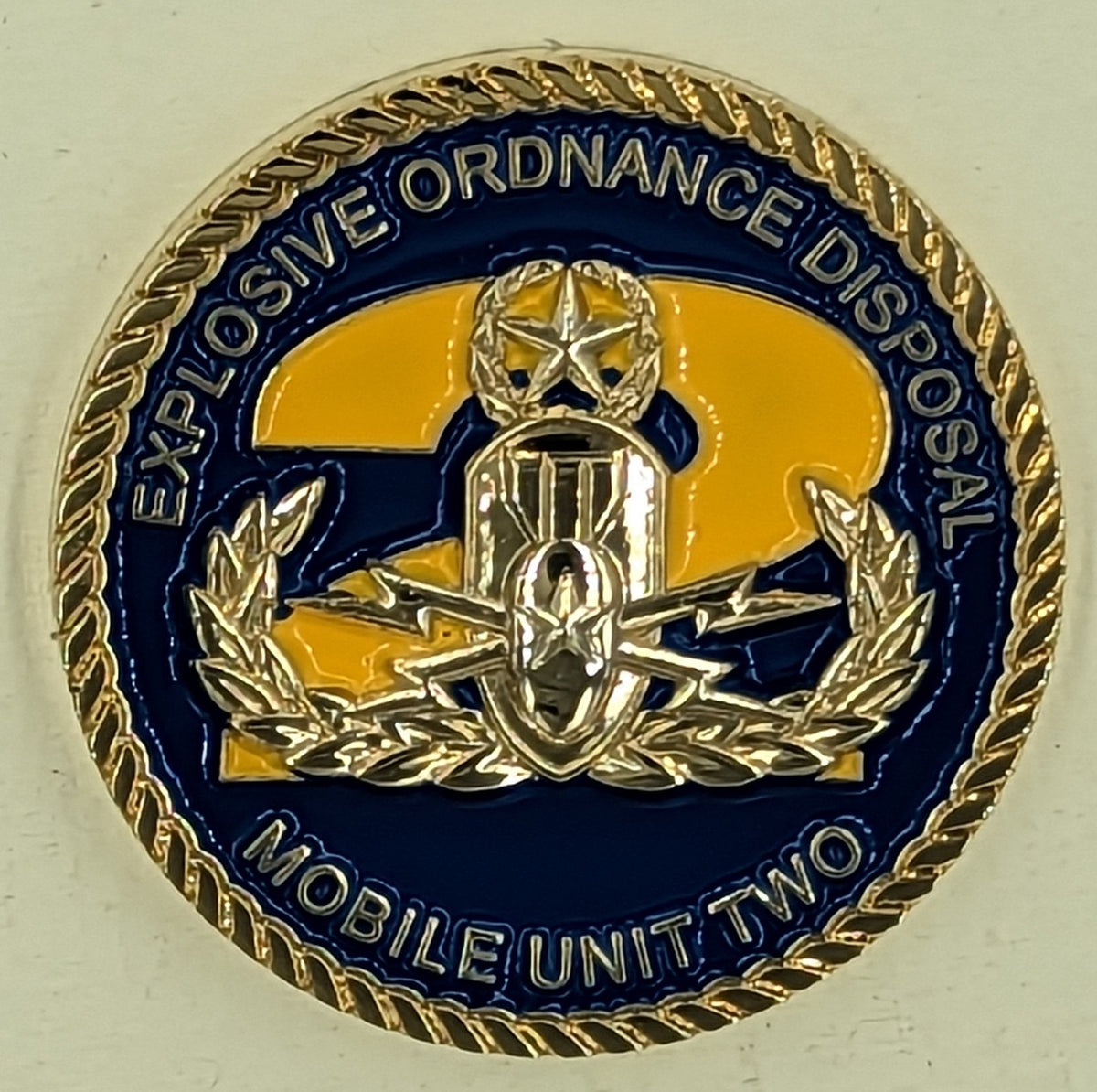 EOD Mobile Unit 2 Counter IED Task Force Troy Navy Challenge Coin ...