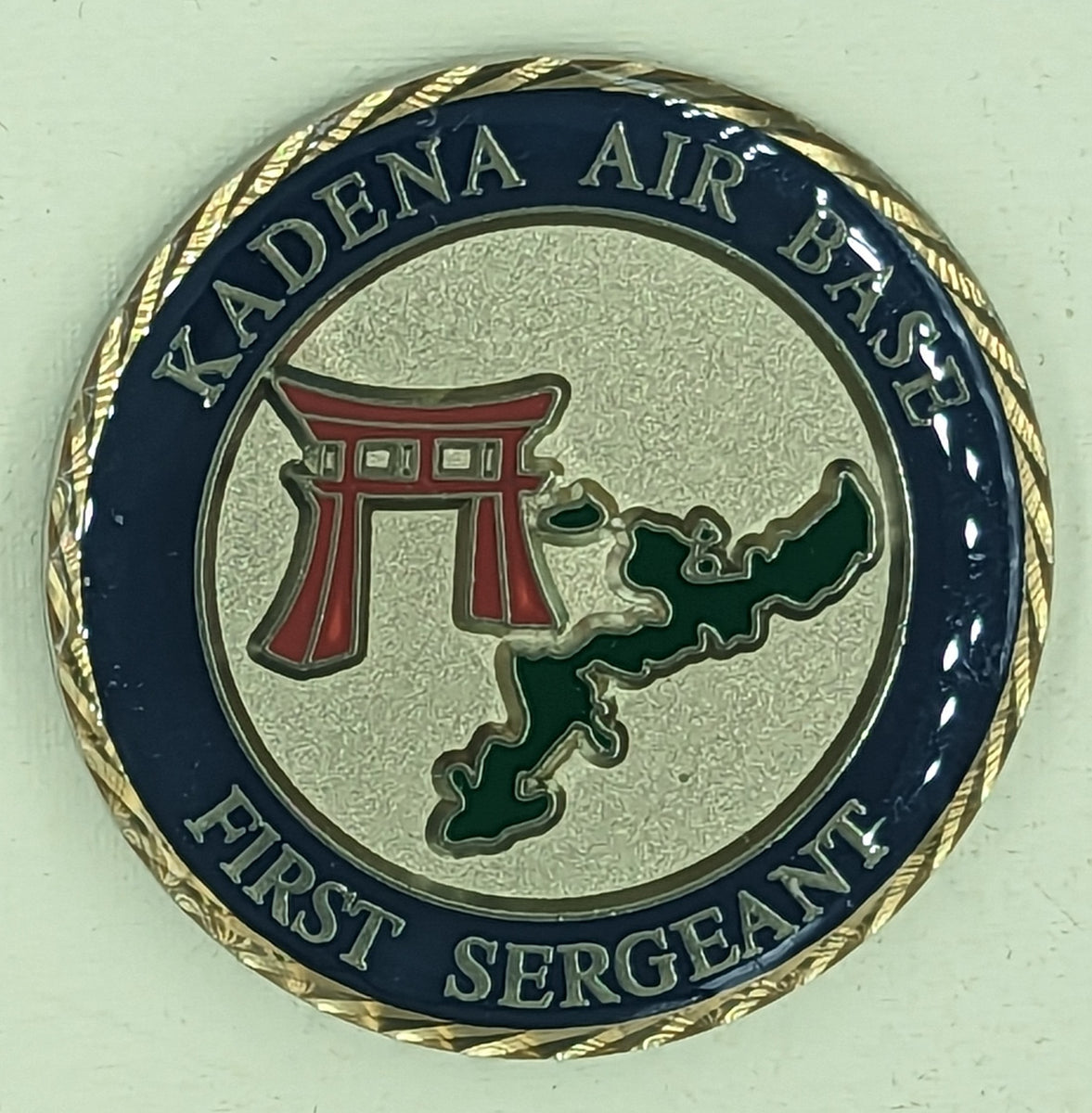 Kadena Air Base First Sergeant Challenge Coin – Rolyat Military ...