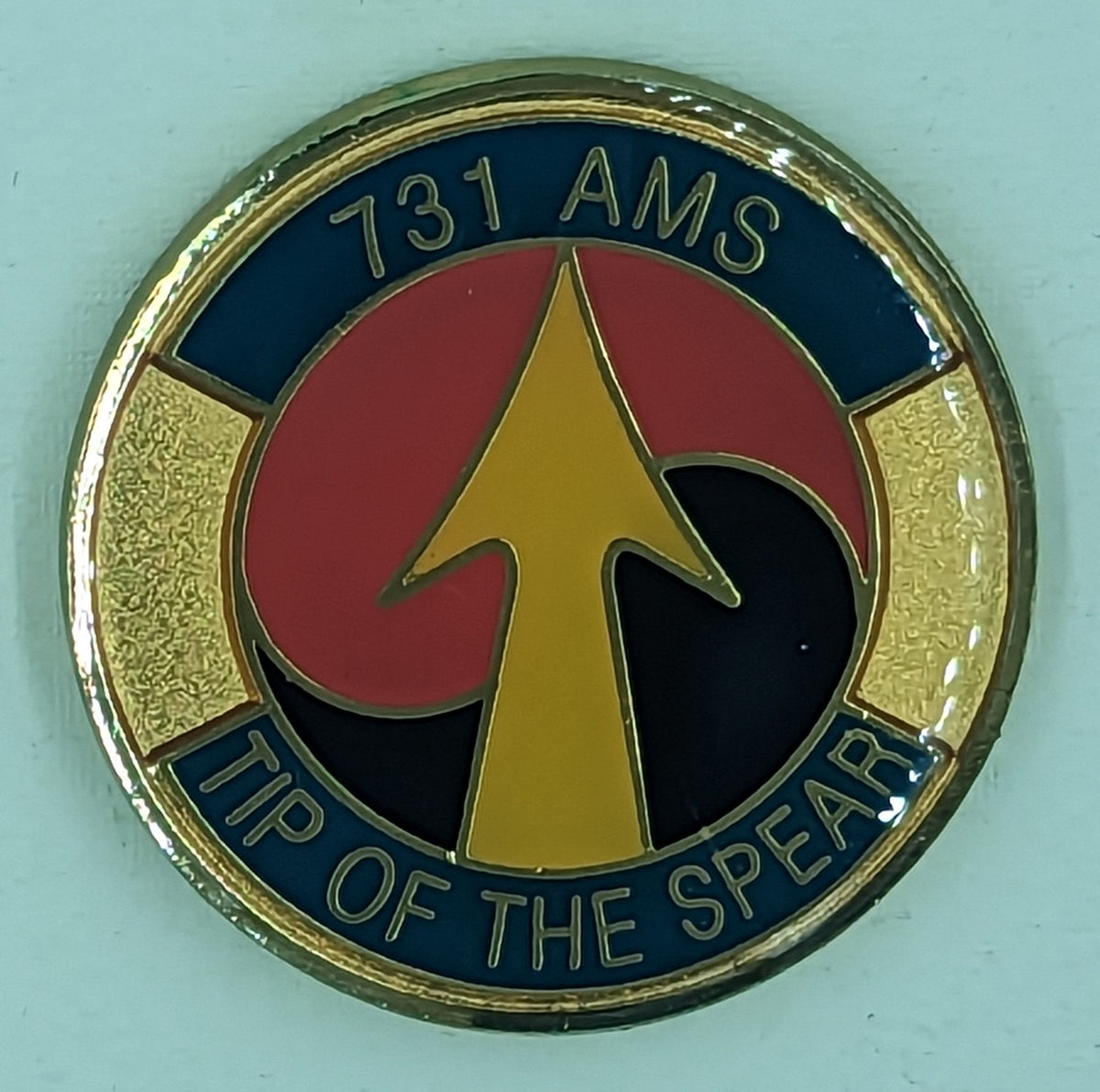 731 AMS Tip of the Spear Air Force Challenge Coin – Rolyat Military ...