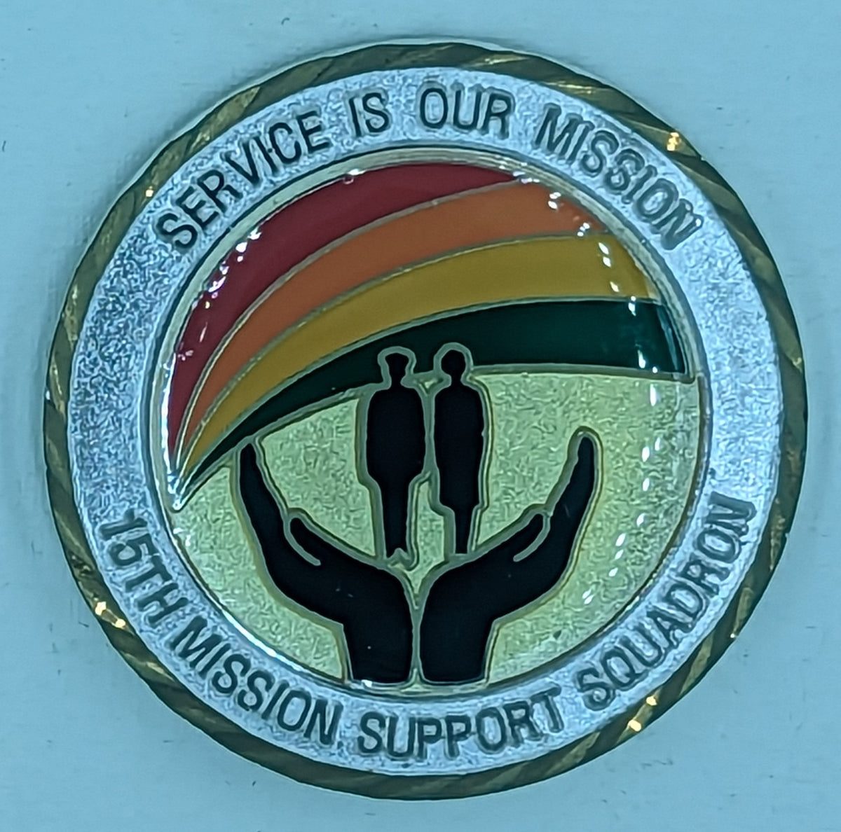 15th Mission Support Sq Hickam AFB Hawaii Air Force Challenge Coin ...