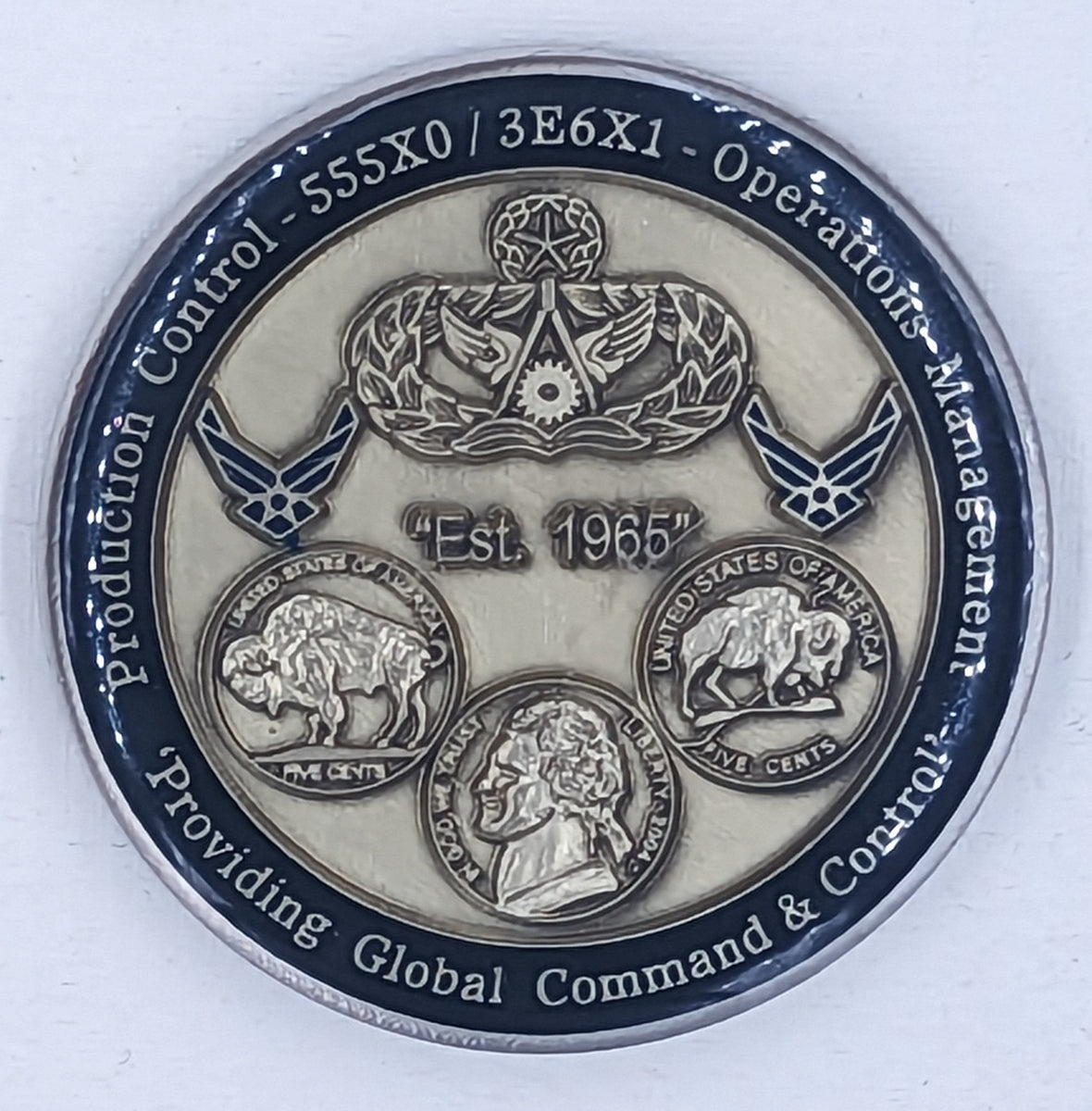 USAF Civil Engineer Prime Beef Est. 1965 Air Force Challenge Coin ...