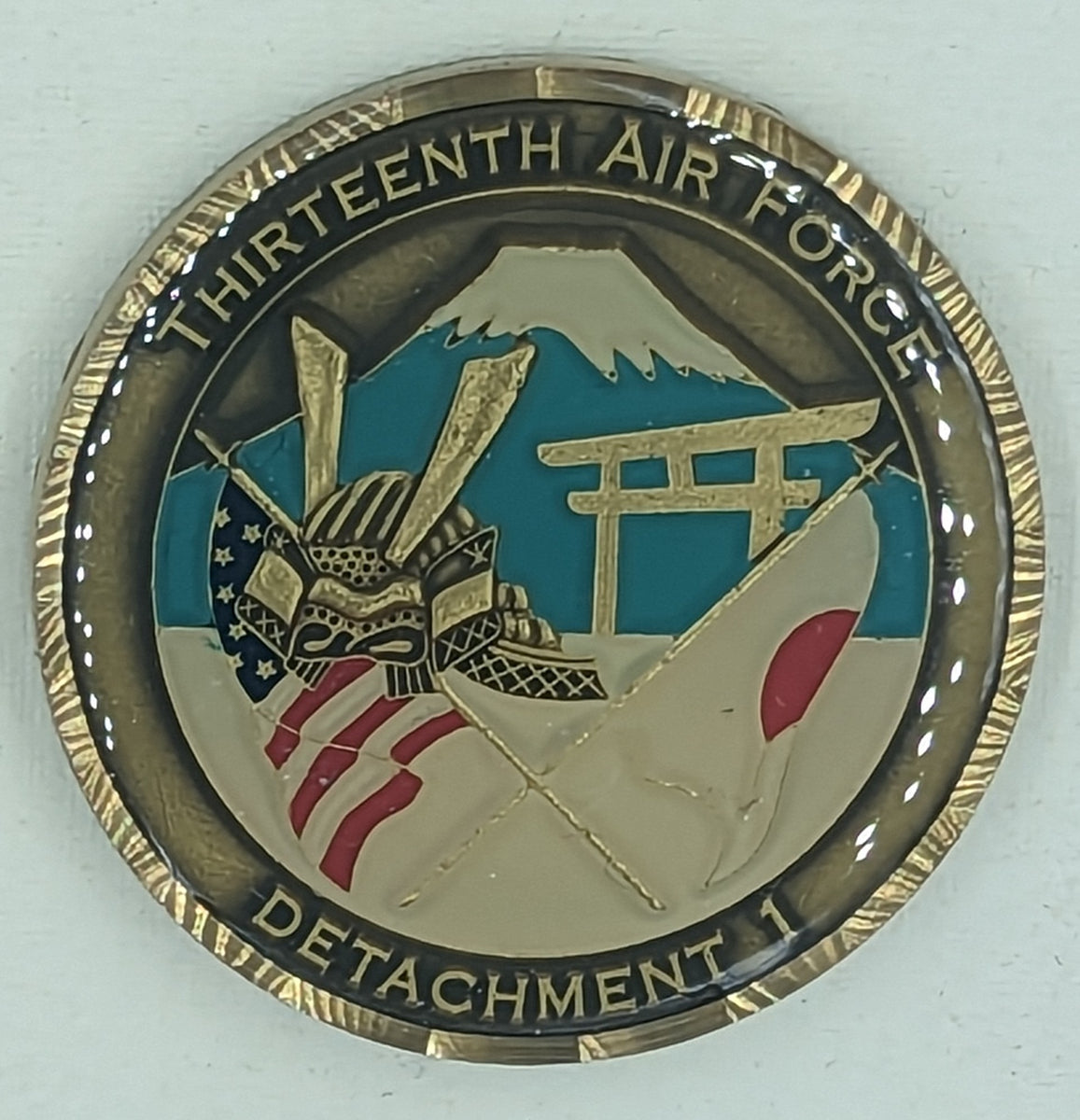 Thirteenth Air Force Detachment 1 Challenge Coin – Rolyat Military ...