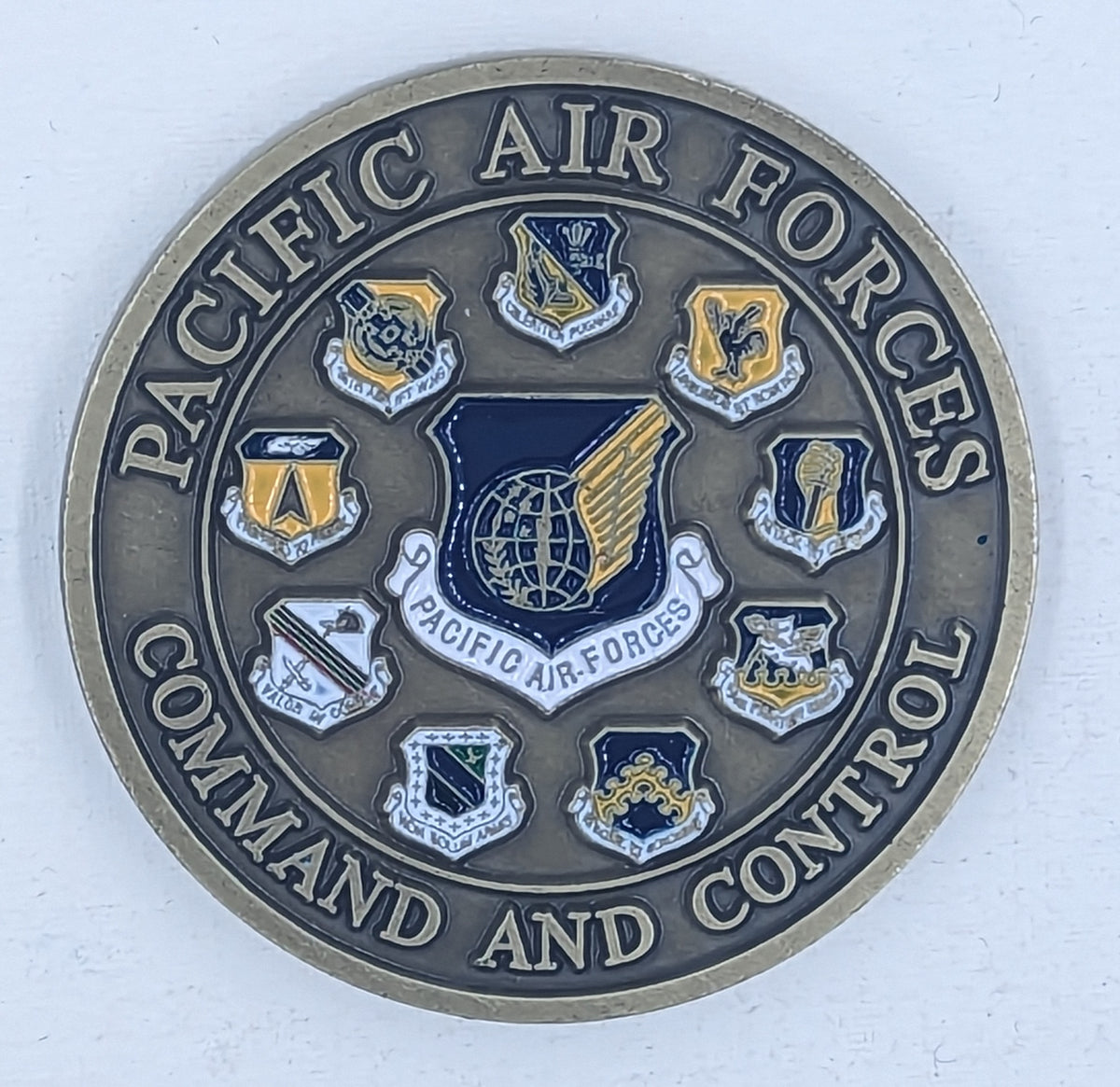 Pacific Air Forces Command and Control Air Force Challenge Coin ...