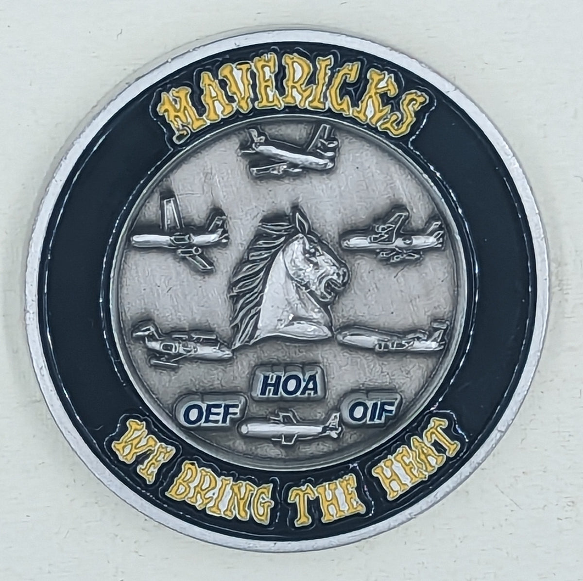 379 EAMXS Mavericks We Bring The Heat Air Force Challenge Coin – Rolyat ...
