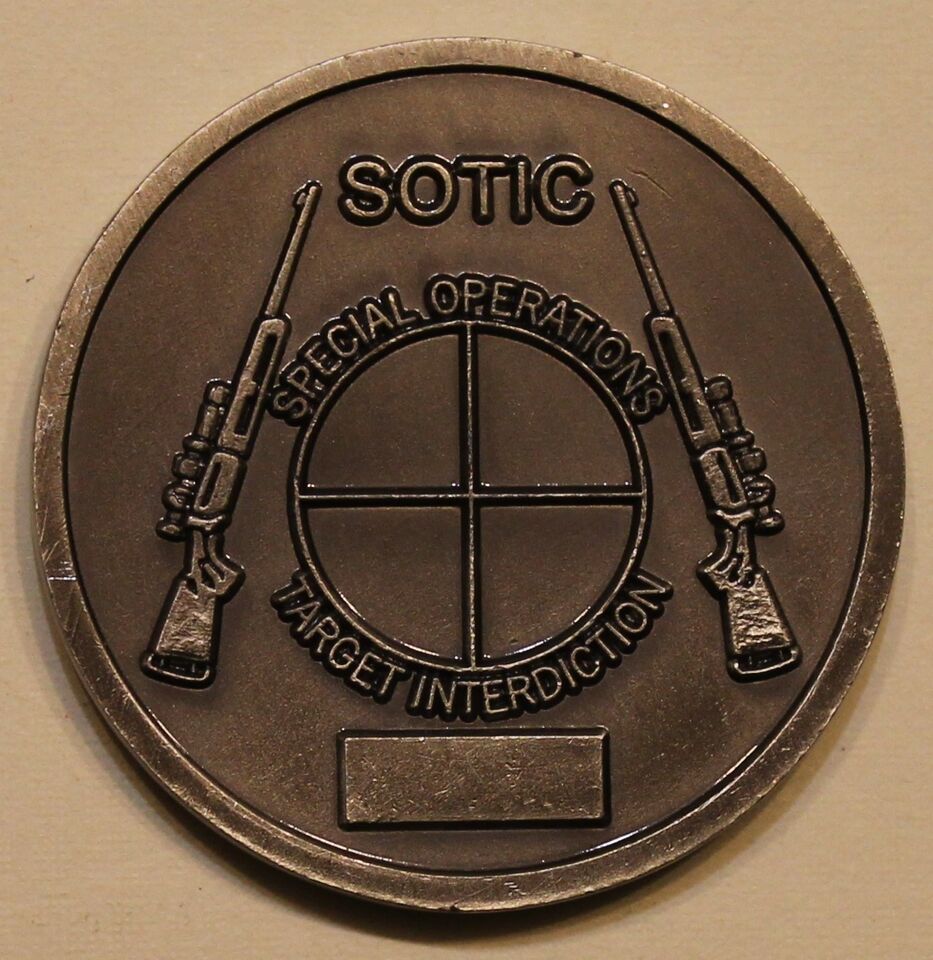 Sniper Special Operations Target Interdiction SOTIC Army Challenge Coi ...