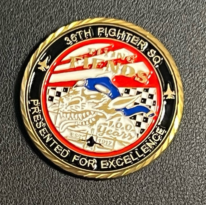 36th Fighter Squadron F-16 Falcon Fiends Check Six Since 1917, 100 Yea ...