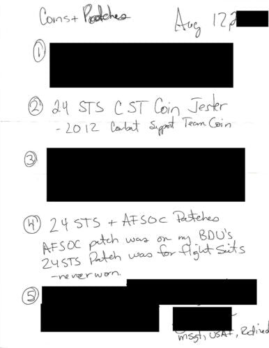 24th Special Tactics Sq Combat Support Team Air Force Challenge Coin ...