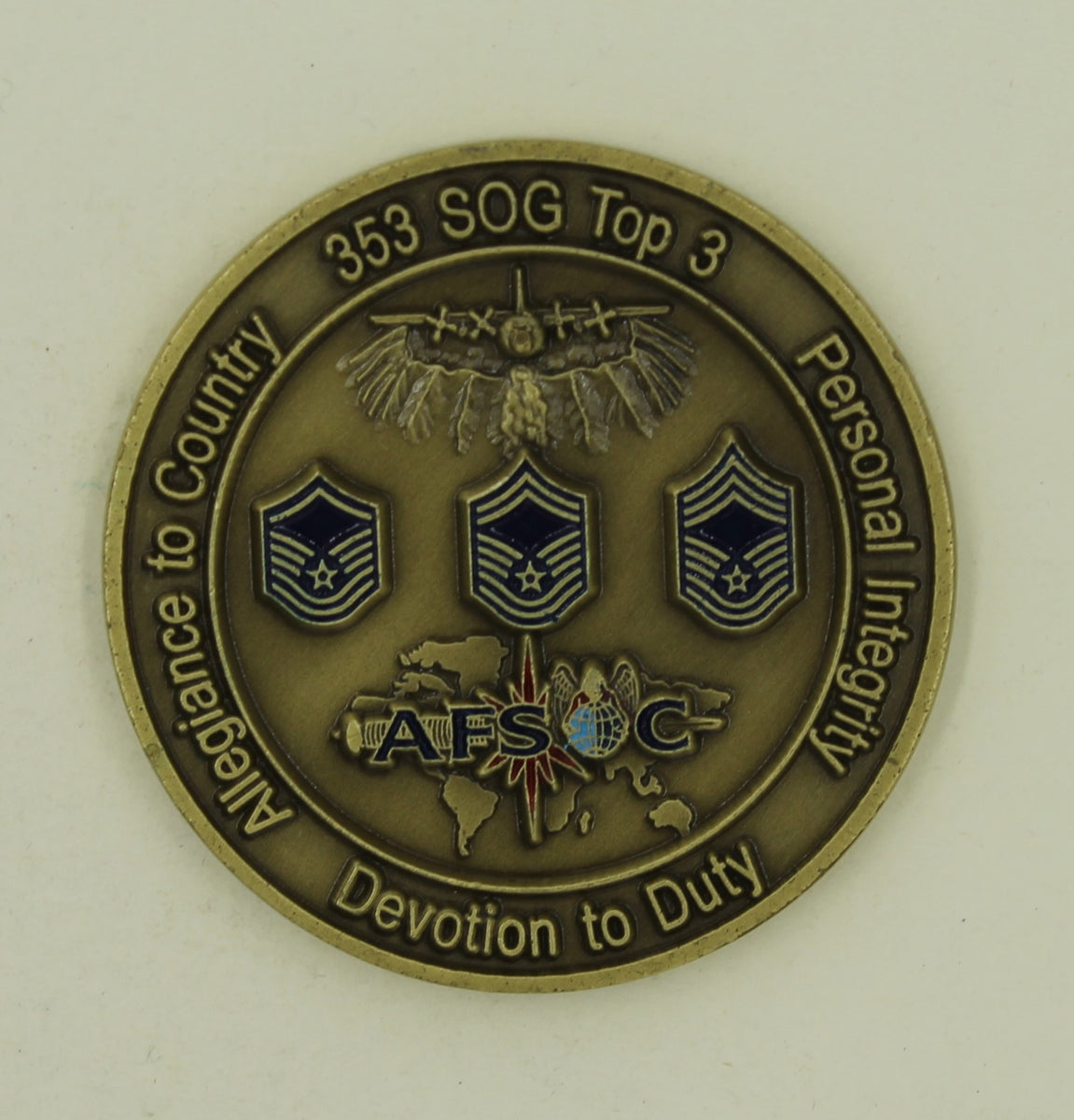 353rd Special Operations Group SOG Top-3 AFSOC Senior NCO Air Force Ch ...