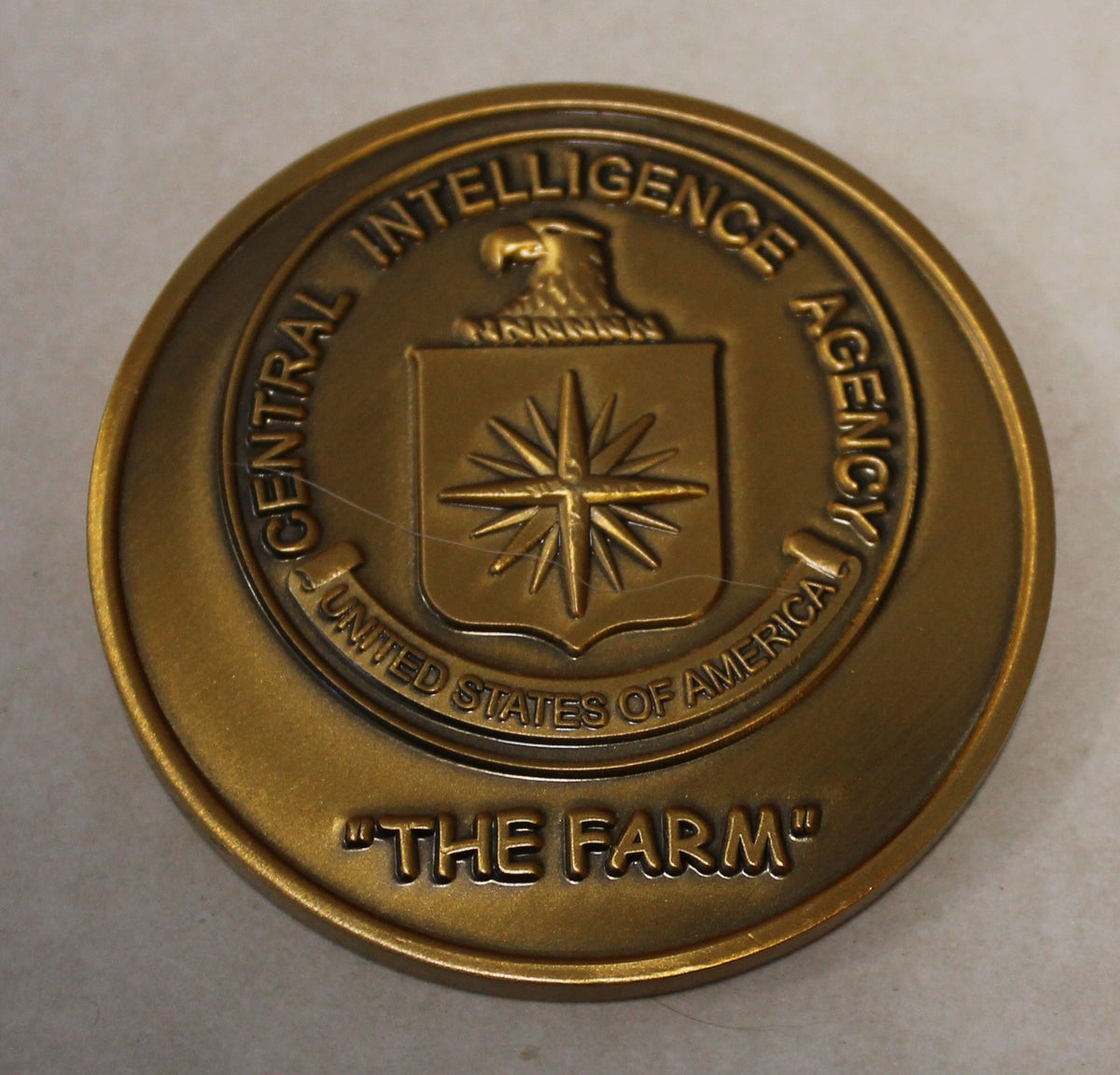 Central Intelligence Agency CIA The Farm Bronze Challenge Coin – Rolyat ...