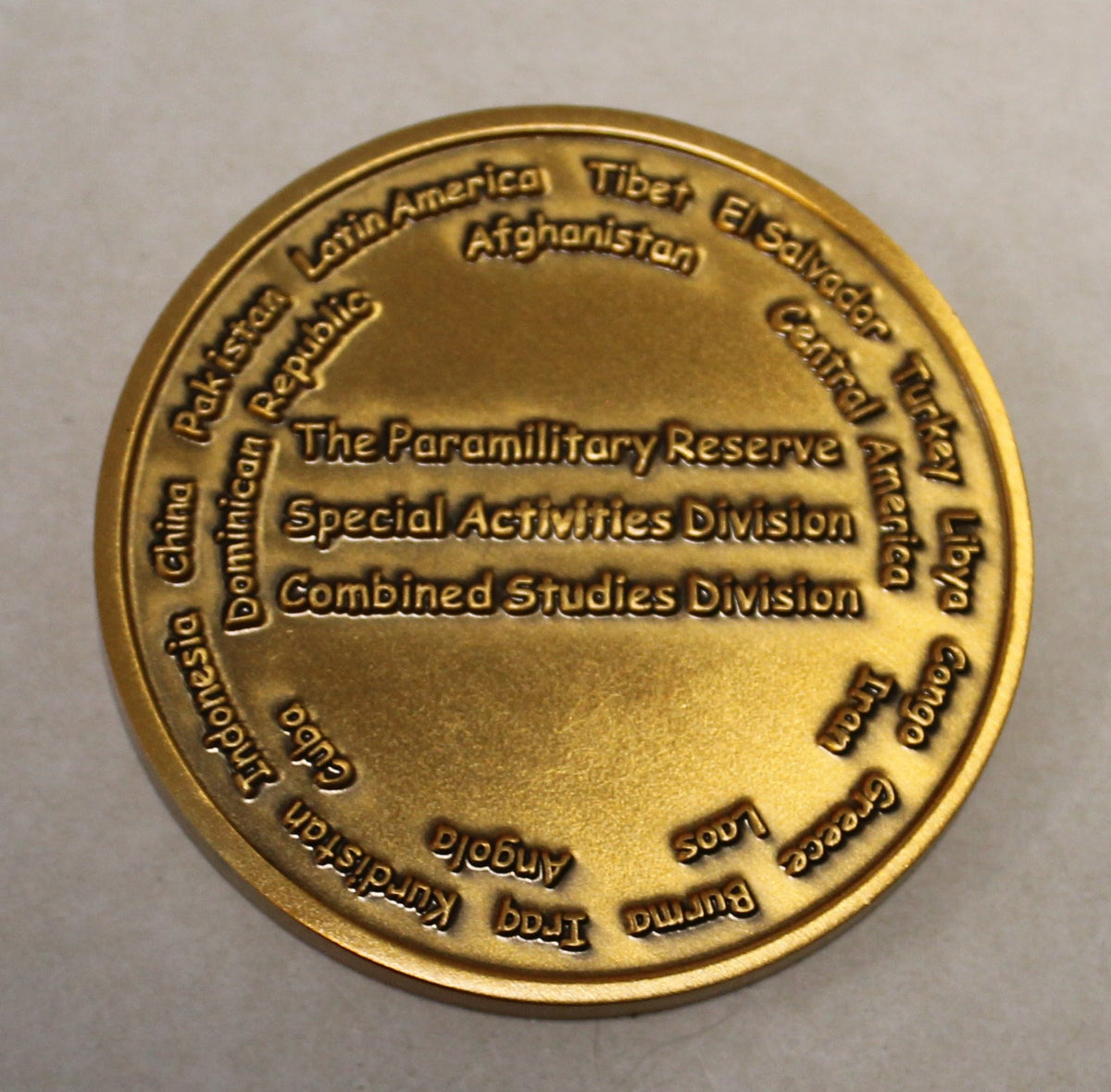 Central Intelligence Agency CIA The Farm Bronze Challenge Coin – Rolyat ...