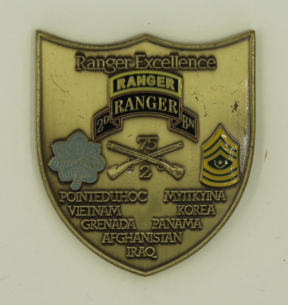 2nd Ranger Battalion OIF/OEF Commander Army Challenge Coin – Rolyat ...