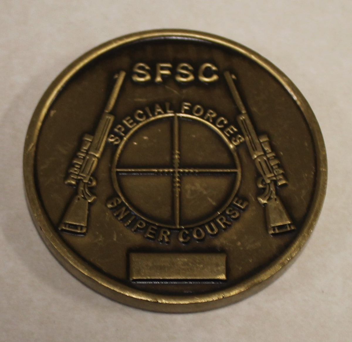 Special Forces Sniper Course SFSC Bronze Army Challenge Coin – Rolyat ...