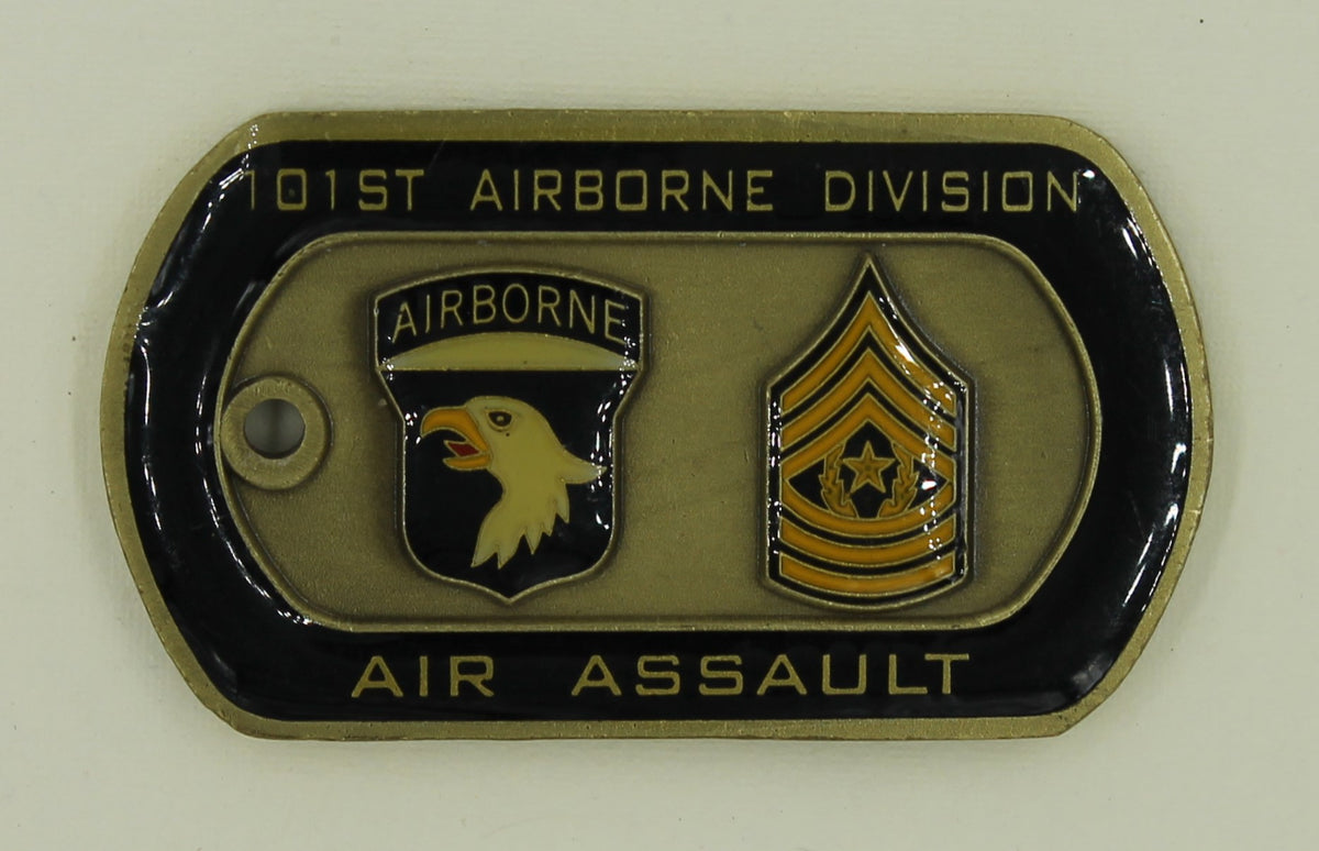 101st Airborne Div Air Assault Command Sergeant Major CSM Army Challen ...