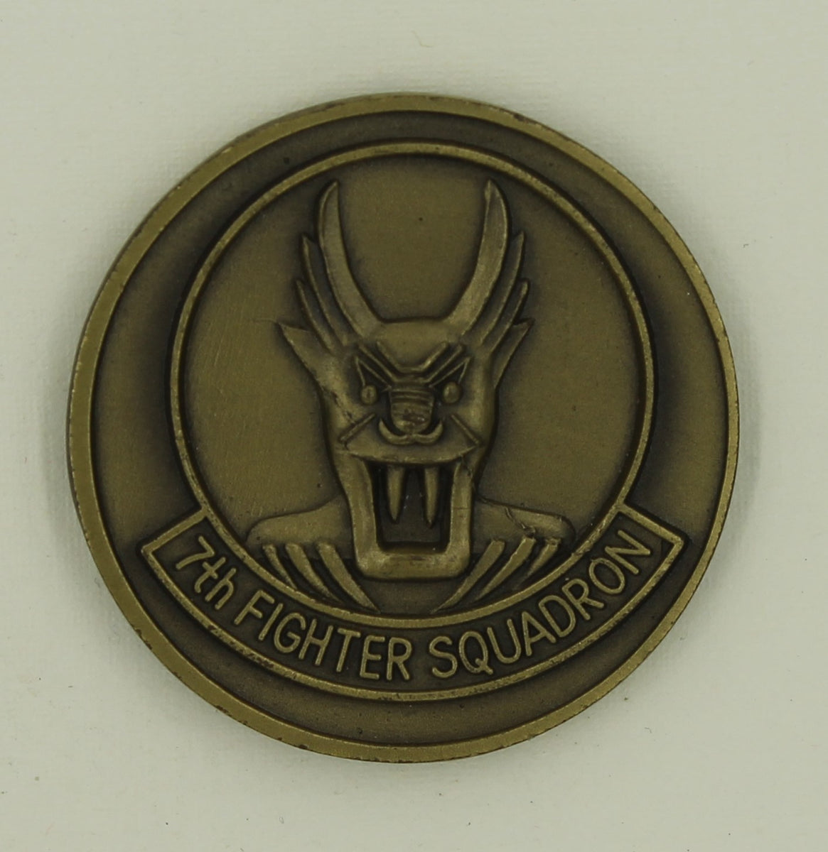 7th Fighter Squadron F-117 Stealth Fighter Air Force Challenge Coin ...