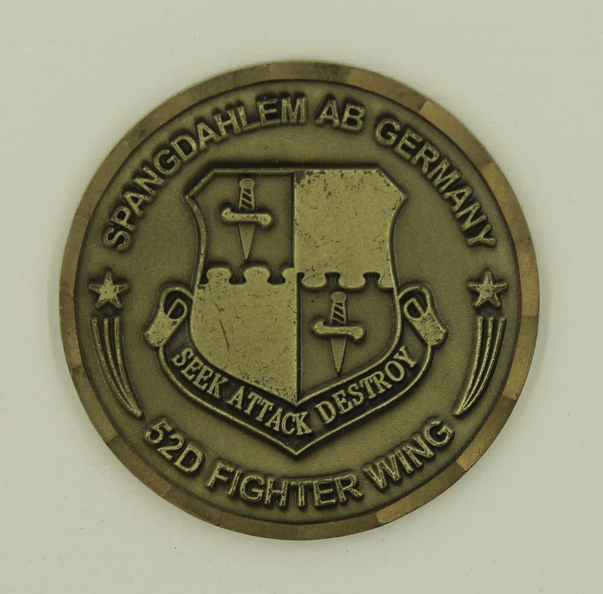 52nd Fighter Wing Mission Support Squadron Air Force Challenge Coin ...