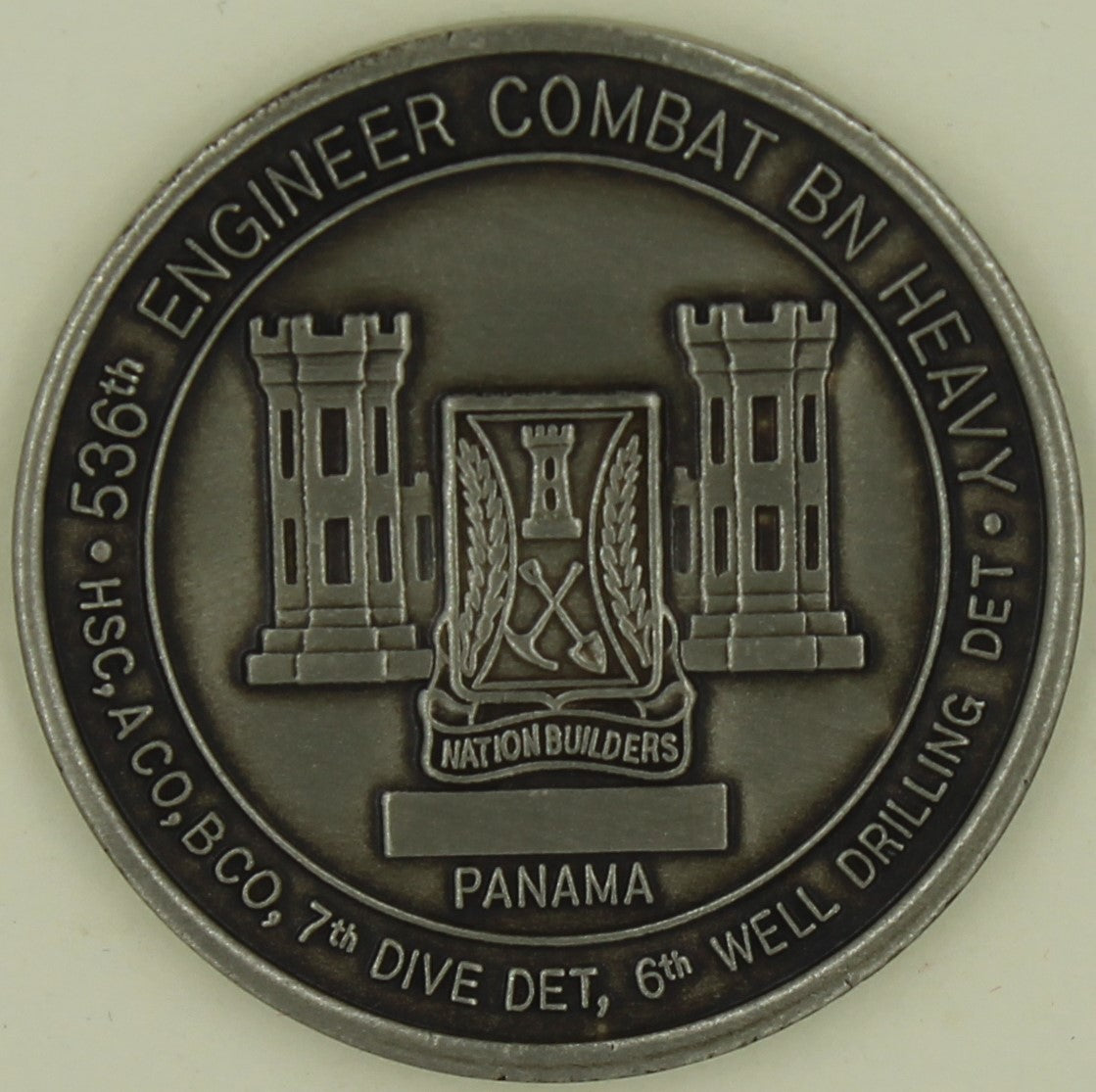 536th Engineer Combat Battalion Panama Army Challenge Coin – Rolyat ...