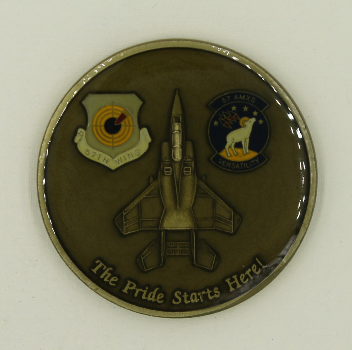 57th Aircraft Maintenance F-15 Eagle Keeper Air Force Challenge Coin ...