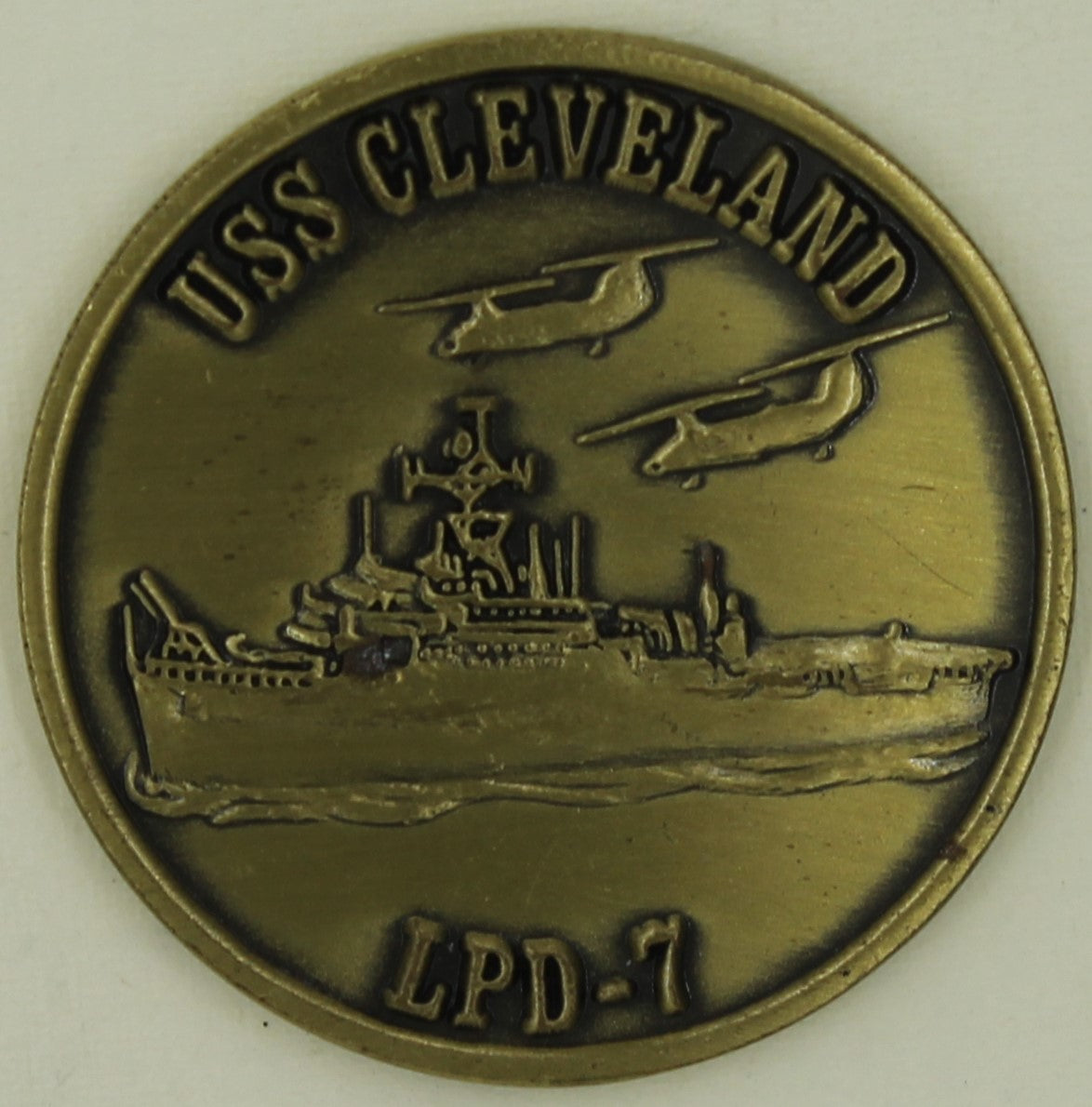 USS Cleveland LPD-7 Navy Challenge Coin – Rolyat Military Collectibles