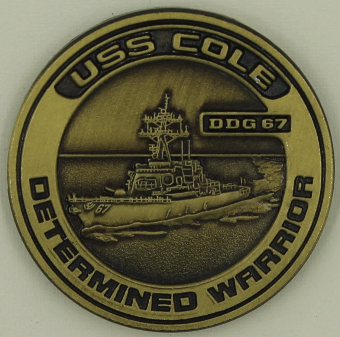 USS Cole DDG-67 Navy Challenge Coin – Rolyat Military Collectibles