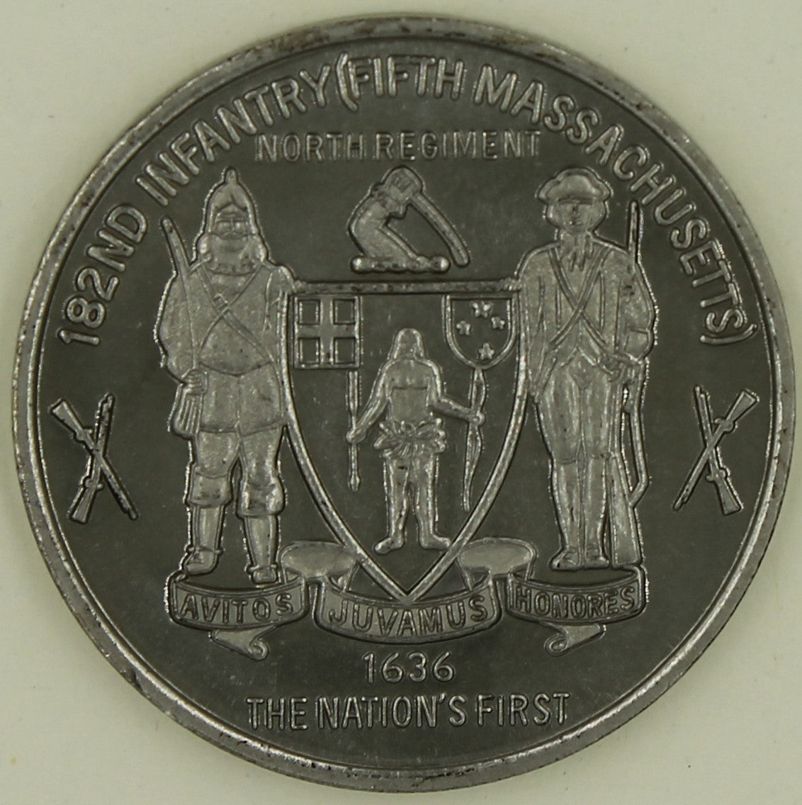 182nd Infantry (Fifth Massachusetts) 1st Battalion Army Challenge Coin ...