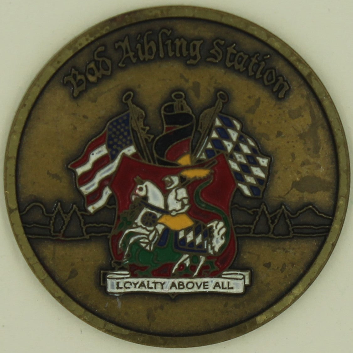 Bad Aibling Station Joint NSA SIGINT RSOC Echelon Army Challenge Coin ...