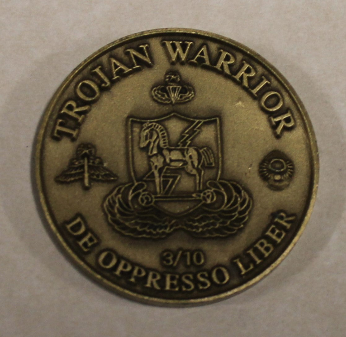 10th Special Forces Group Airborne 3rd BN Army Challenge Coin / 1st Ve ...