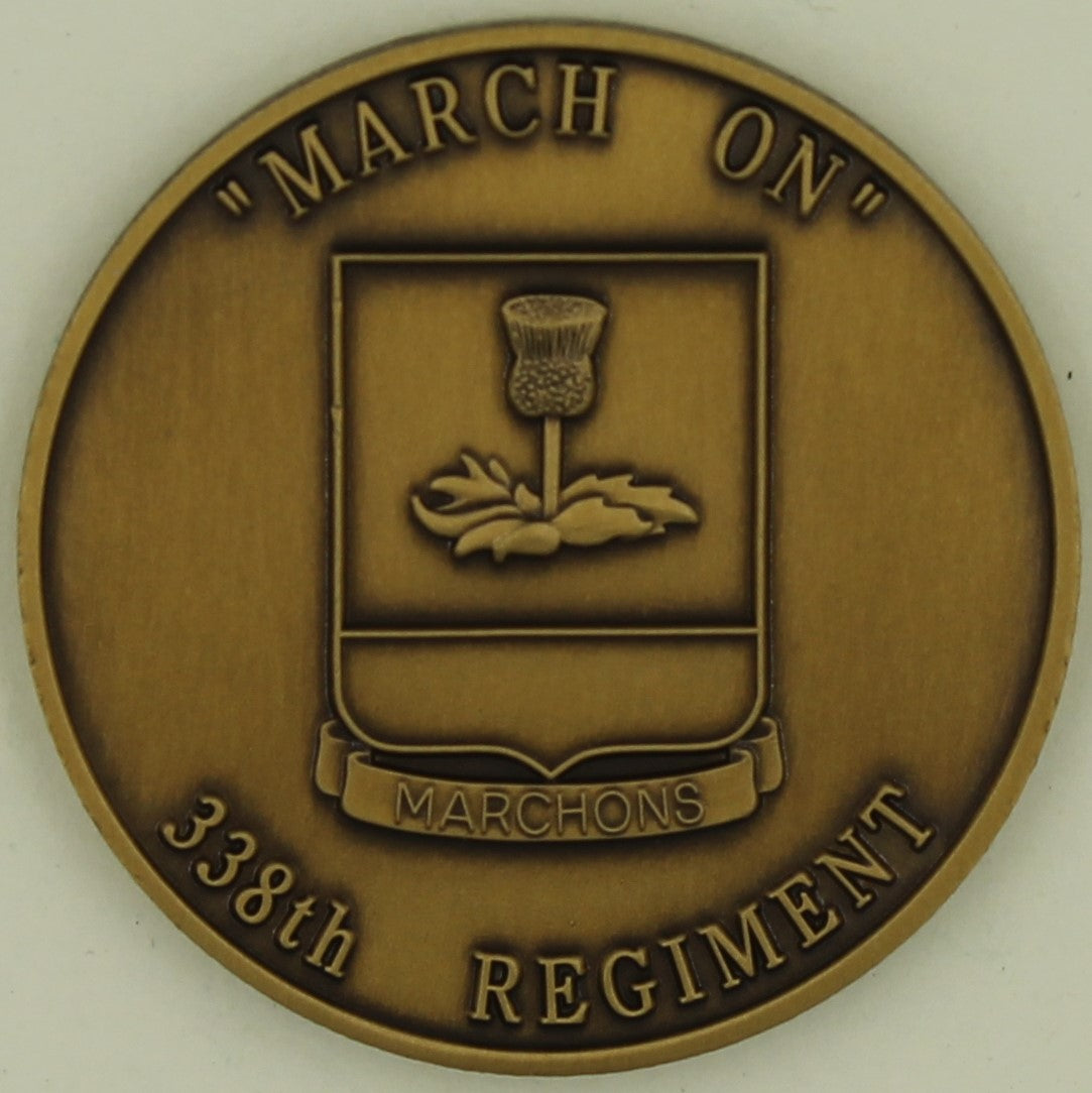 85th Division 2nd Brigade 338th Regiment Army Challenge Coin – Rolyat ...