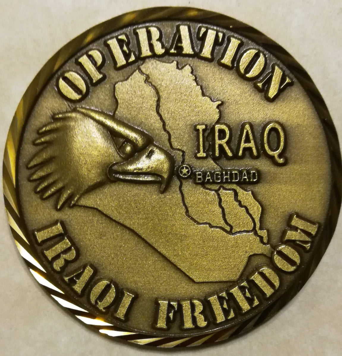 Operation Iraqi Freedom OIF Challenge Coin – Rolyat Military Collectibles