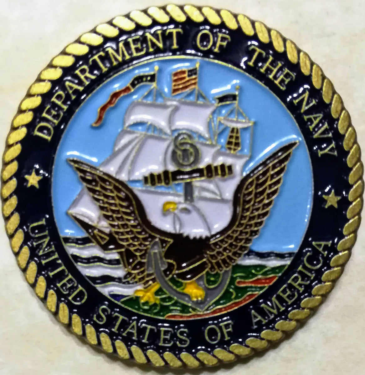 Naval Air Station NAS Pensacola Florida Navy Challenge Coin – Rolyat ...