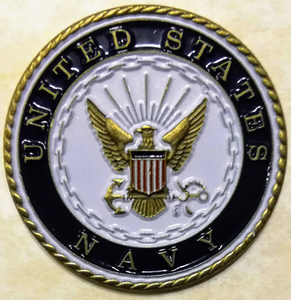 Retired Navy Challenge Coin – Rolyat Military Collectibles