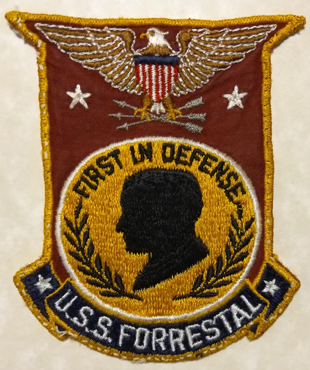 USS Forrestal CV-59 Vietnam Era Navy Patch – Rolyat Military Collectibles