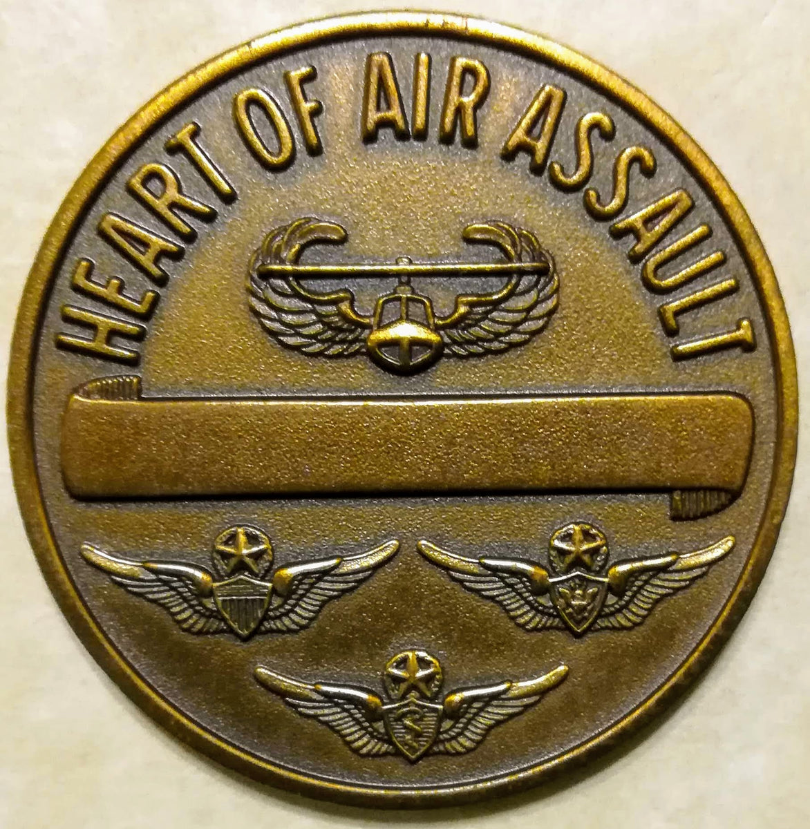 Aviation Branch 12 April 1983 Heart of Air Assault Army Challenge Coin ...