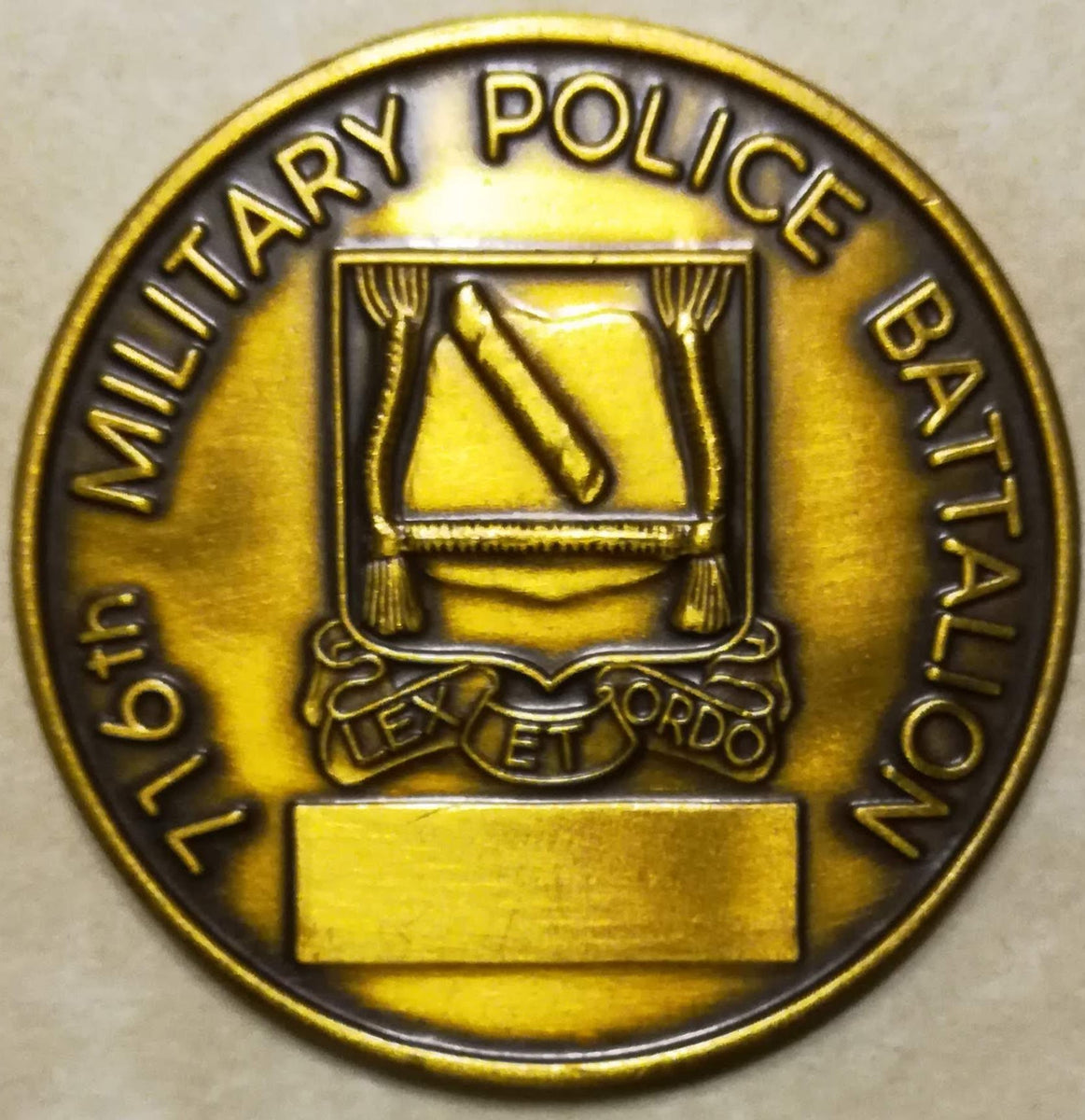 716th Military Police MP Battalion Army Challenge Coin – Rolyat ...
