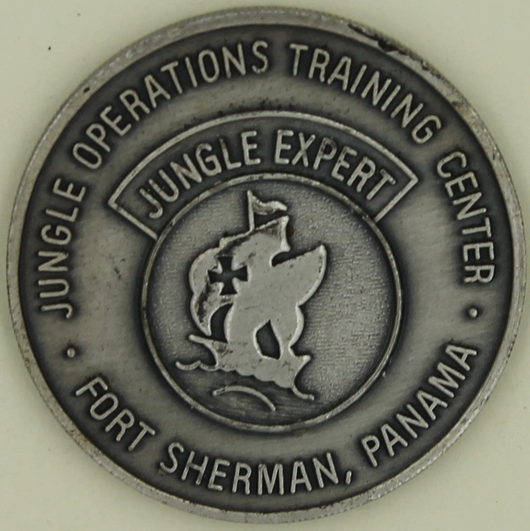 Jungle Expert Operations Training Center Panama Antique Silver Challen ...