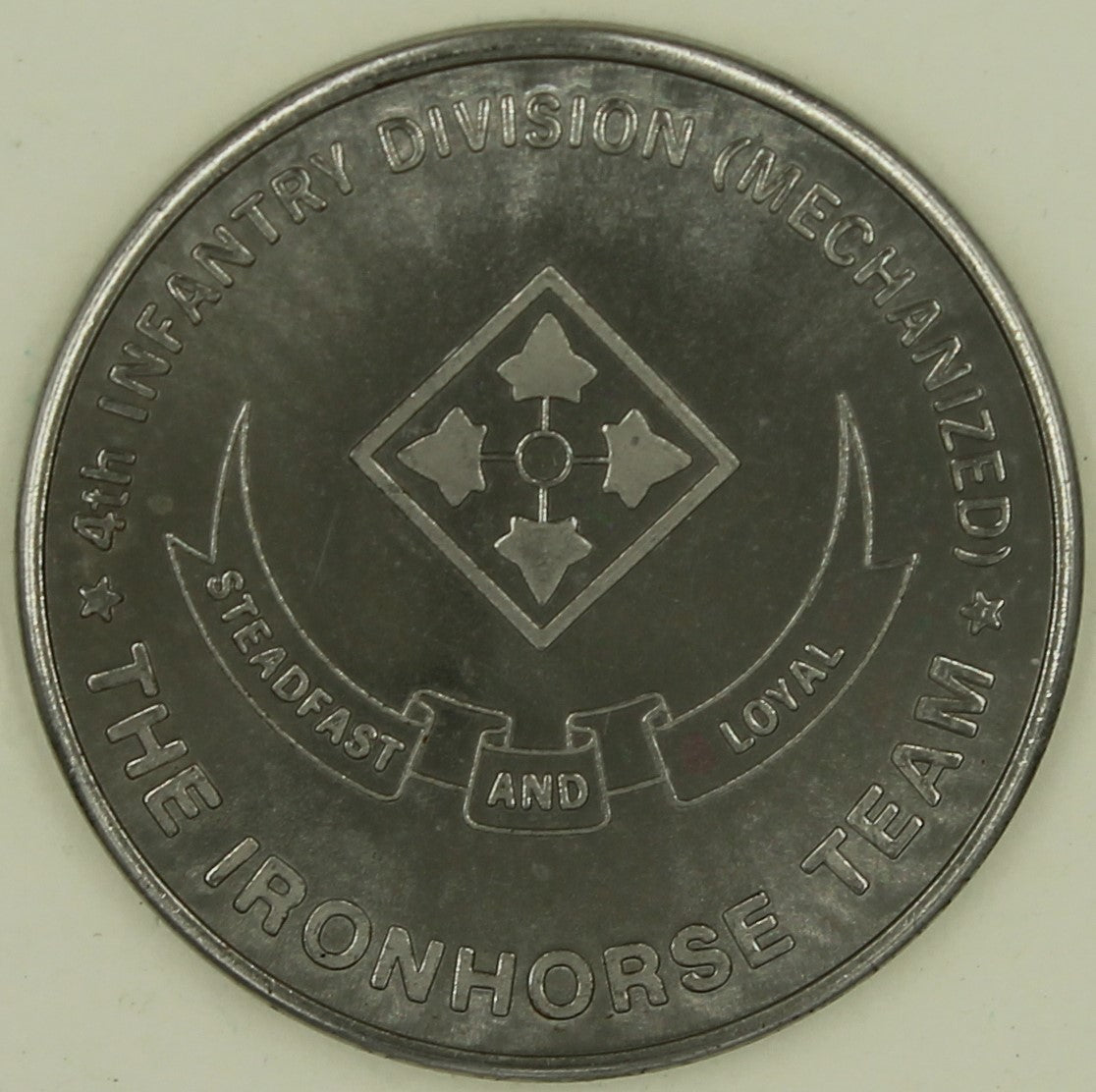 4th Infantry Division Mechanized Army Challenge Coin – Rolyat Military ...